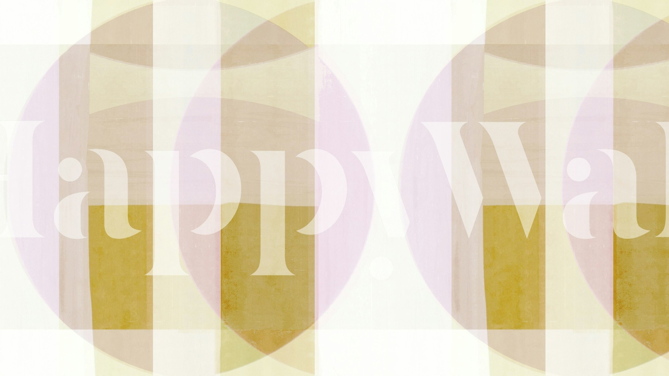 Soft Bauhaus Background Wallpaper - Buy Online at Happywall