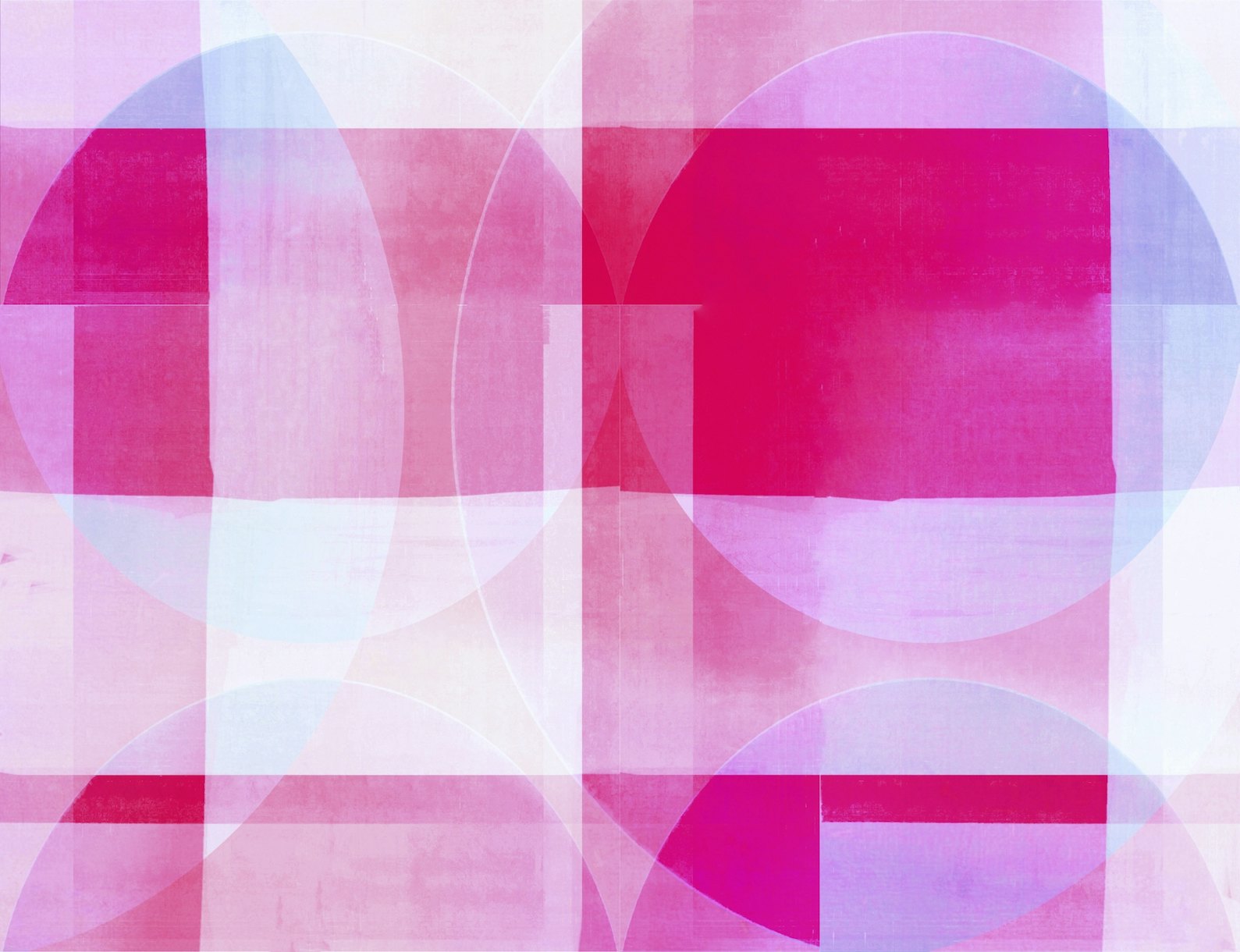 Magenta Shapes wallpaper - Free shipping | Happywall