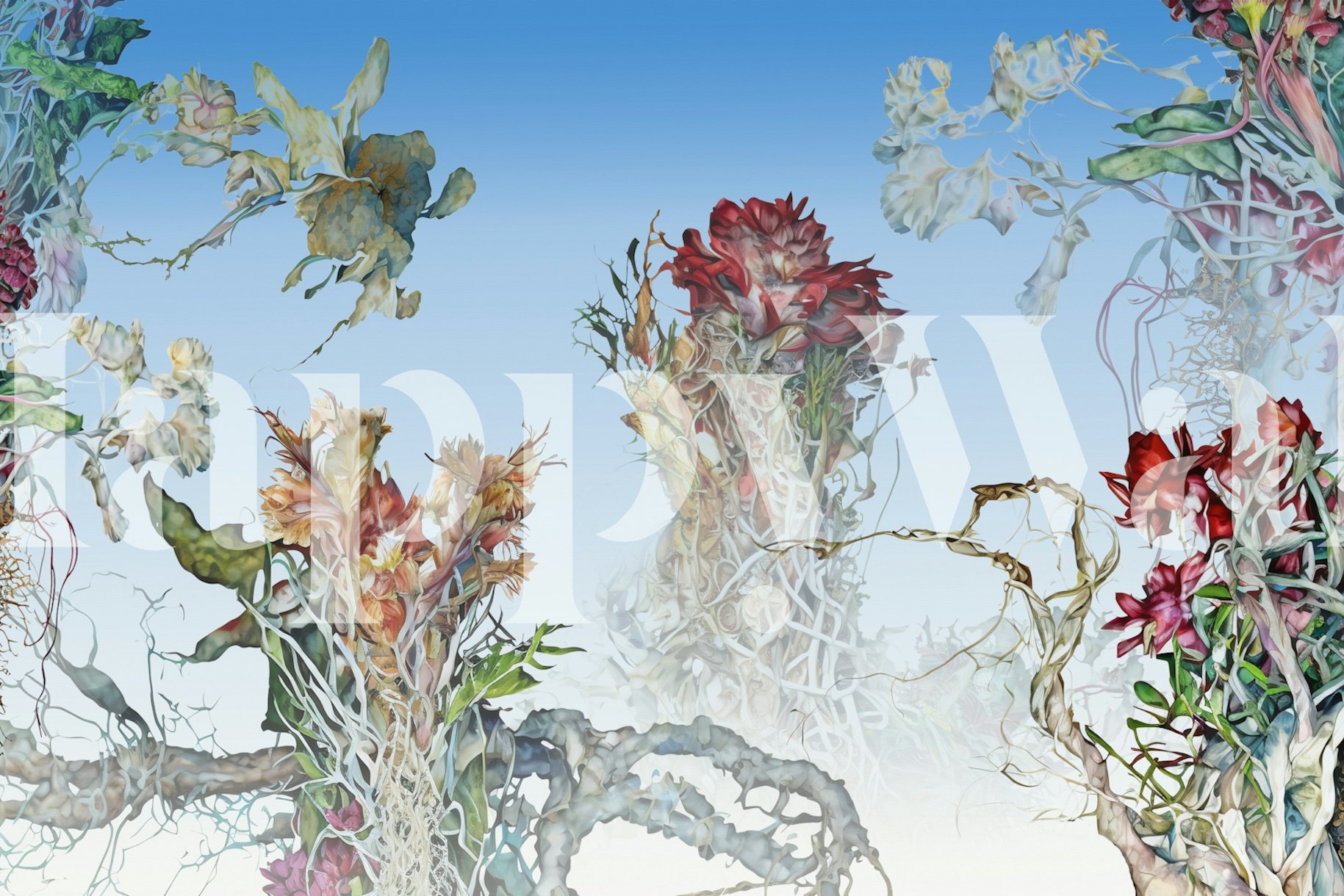 Flowering Roots Wallpaper - Buy Beautiful Floral Wallpapers Online ...