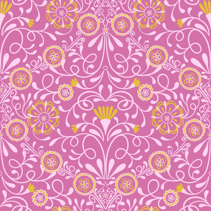 Pink Floral Wallpaper for Bedroom Decor