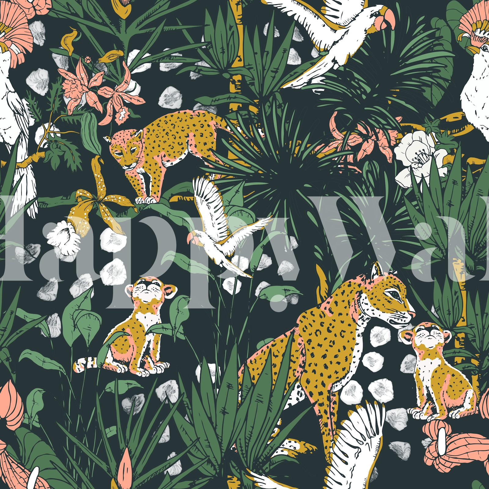 Loving the Wild Jungle AG Wallpaper | Happywall