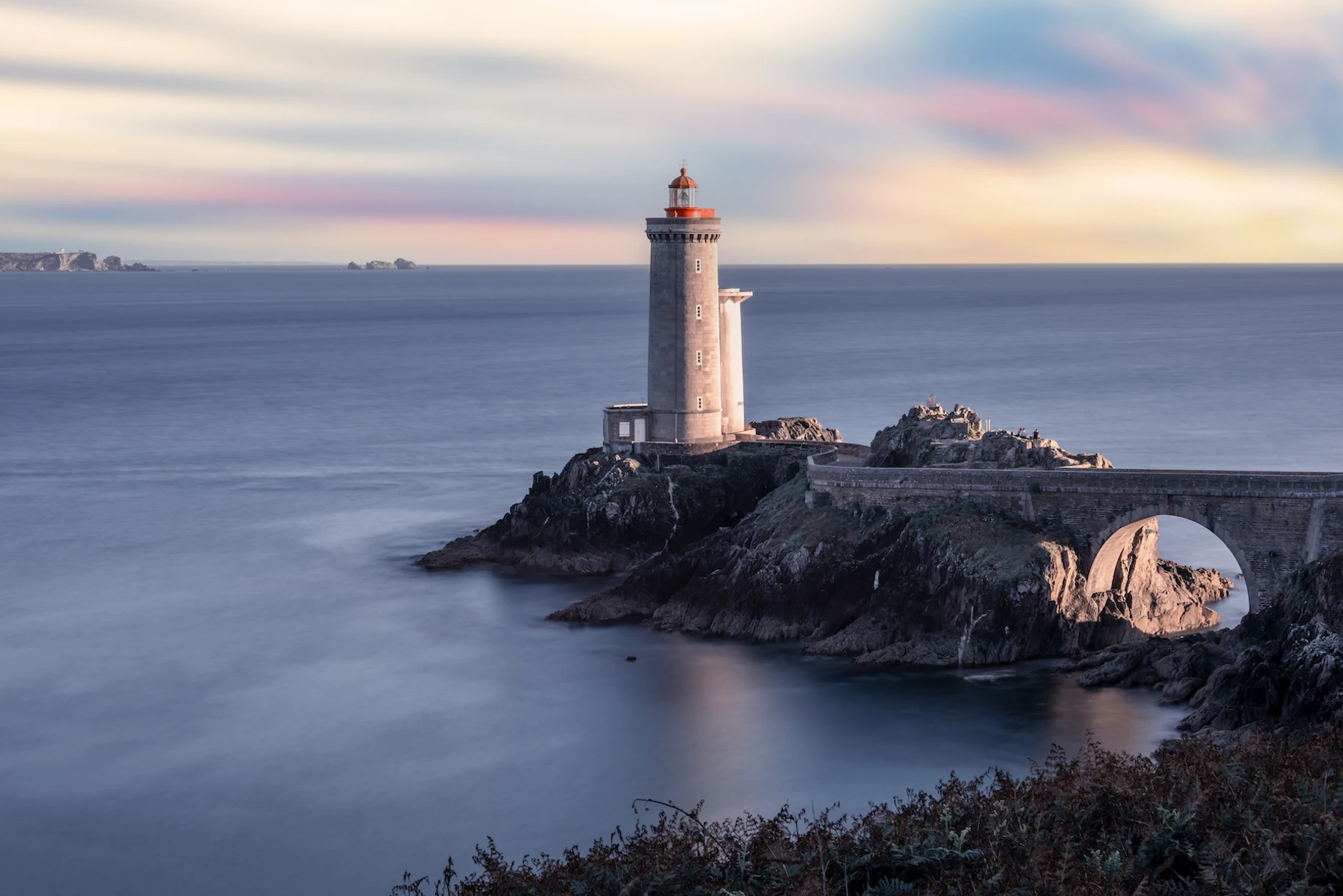 Buy French Brittany Lighthouse Wallpaper | Happywall.com