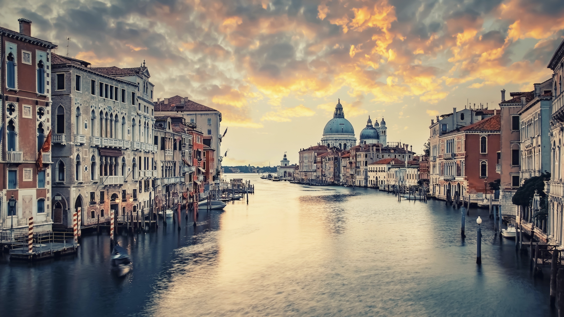 Buy Morning on the Grand Canal Wallpaper | Happywall
