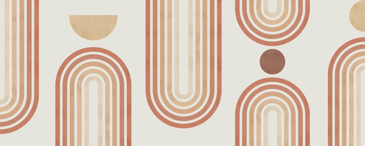 Abstract Lines and Circles Wallpaper