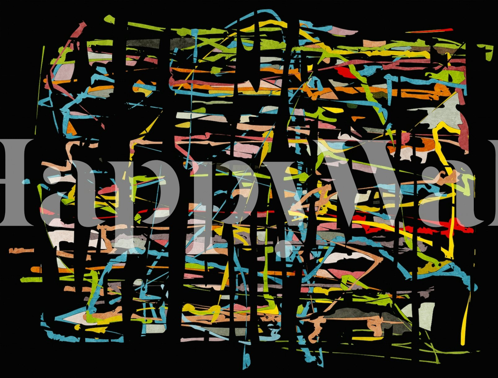 Urban Pollock 5 Wallpaper | Buy Online from Happywall