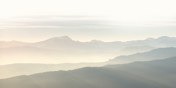 Mountain Landscape Wallpaper for Living Room