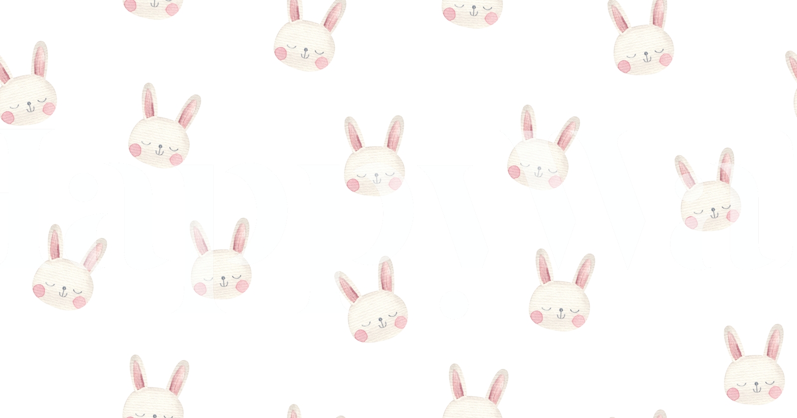 Cute Rabbits Wallpaper | Happywall.com