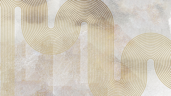 Retro Neutral Line Pattern Wallpaper