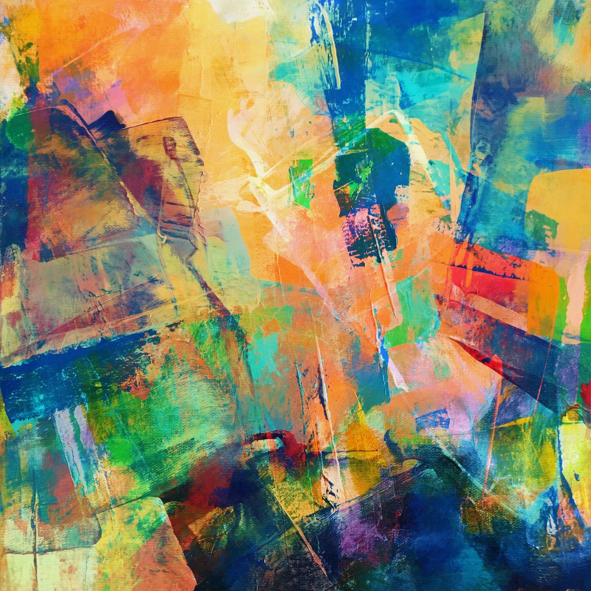 Random Brush Strokes 12 Wallpaper | Happywall - Buy Beautiful ...