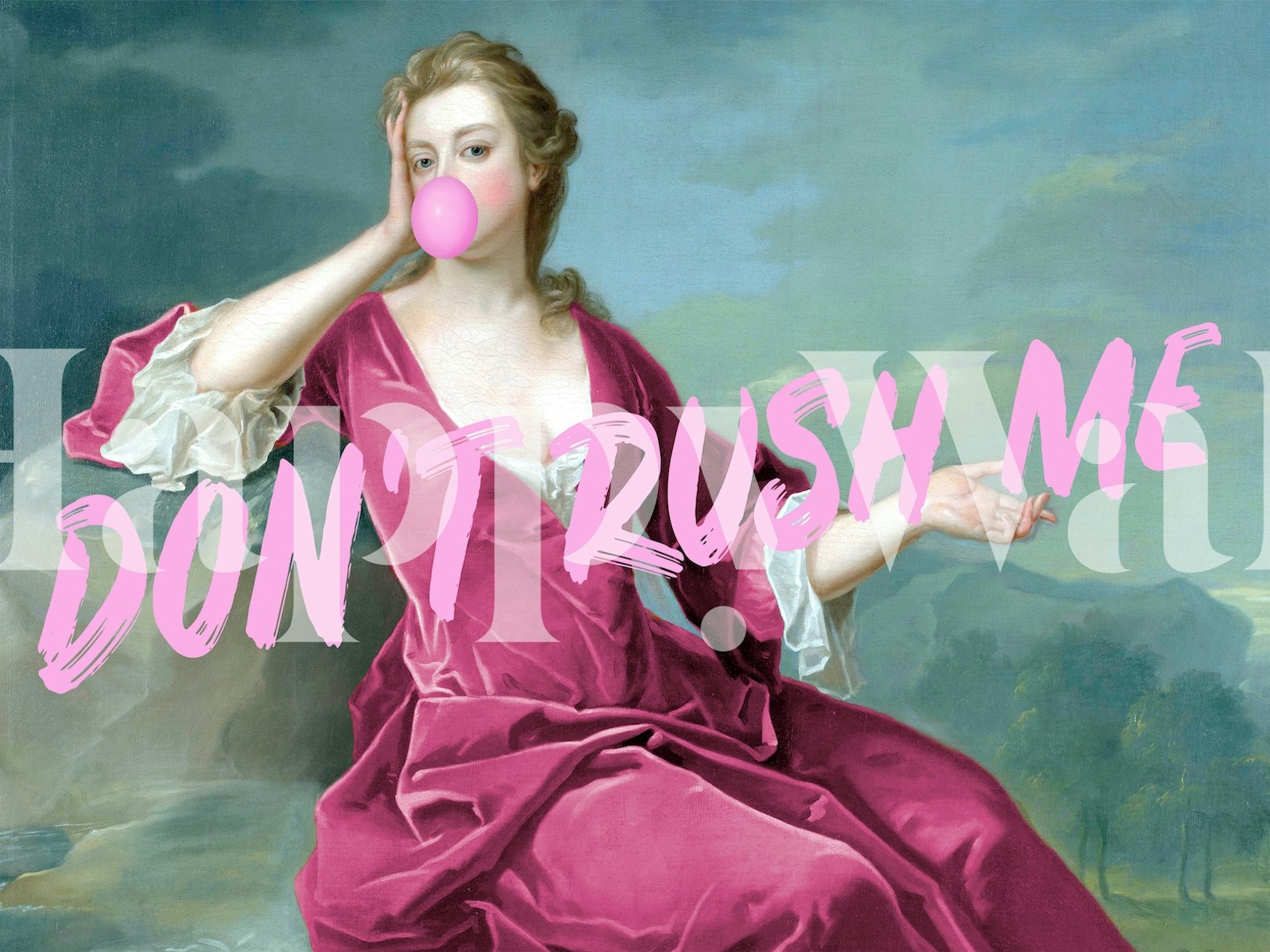 Madame Don't Rush Me wallpaper - Free shipping | Happywall