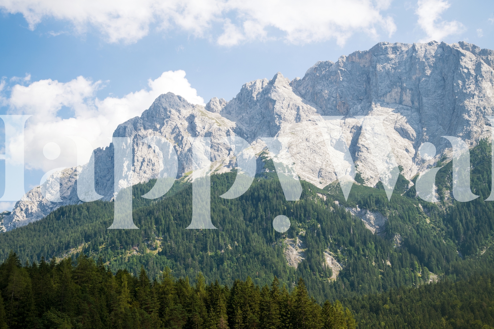 Mountain-Tree Bliss 2 Wallpaper | Happy Wall – Buy Online