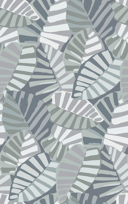 Shop Foliage Pattern in Gray Palette Wallpaper | Happywall Shop Foliage Pattern in Gray Palette Wallpaper | Happywall