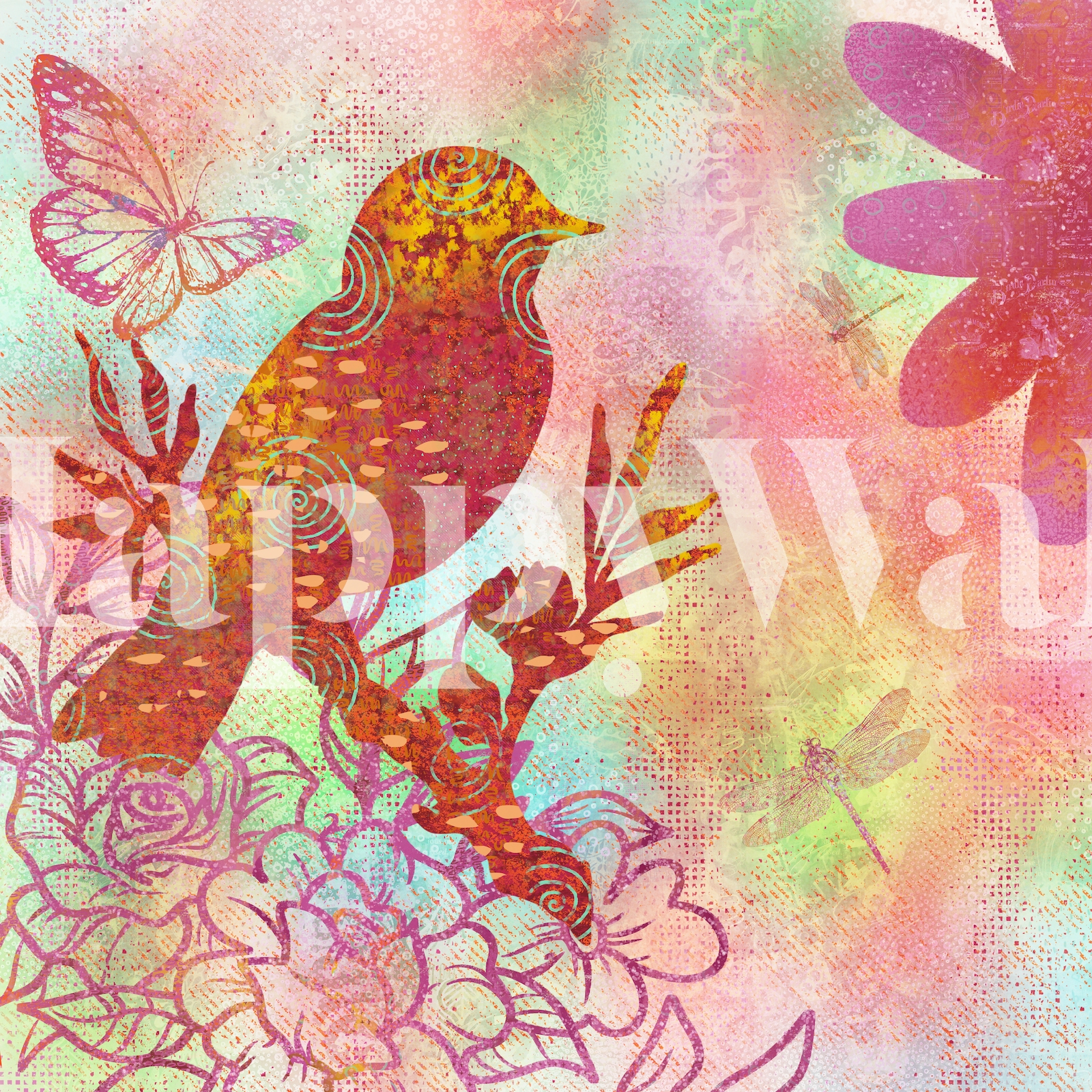 The Bird in the Secret Garden 2 Wallpaper | Buy Now at Happywall