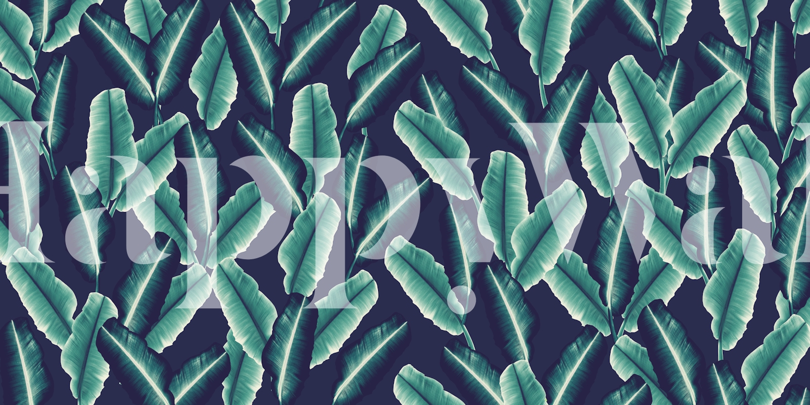 Tropical Banana Leaves Pattern 2 Wallpaper - Happywall