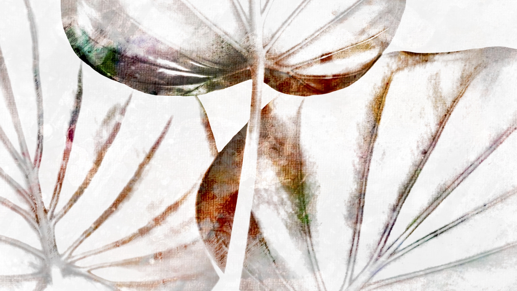 Neutral Japan Leaf Wallpaper | Buy High-Quality Wallpapers at Happywall