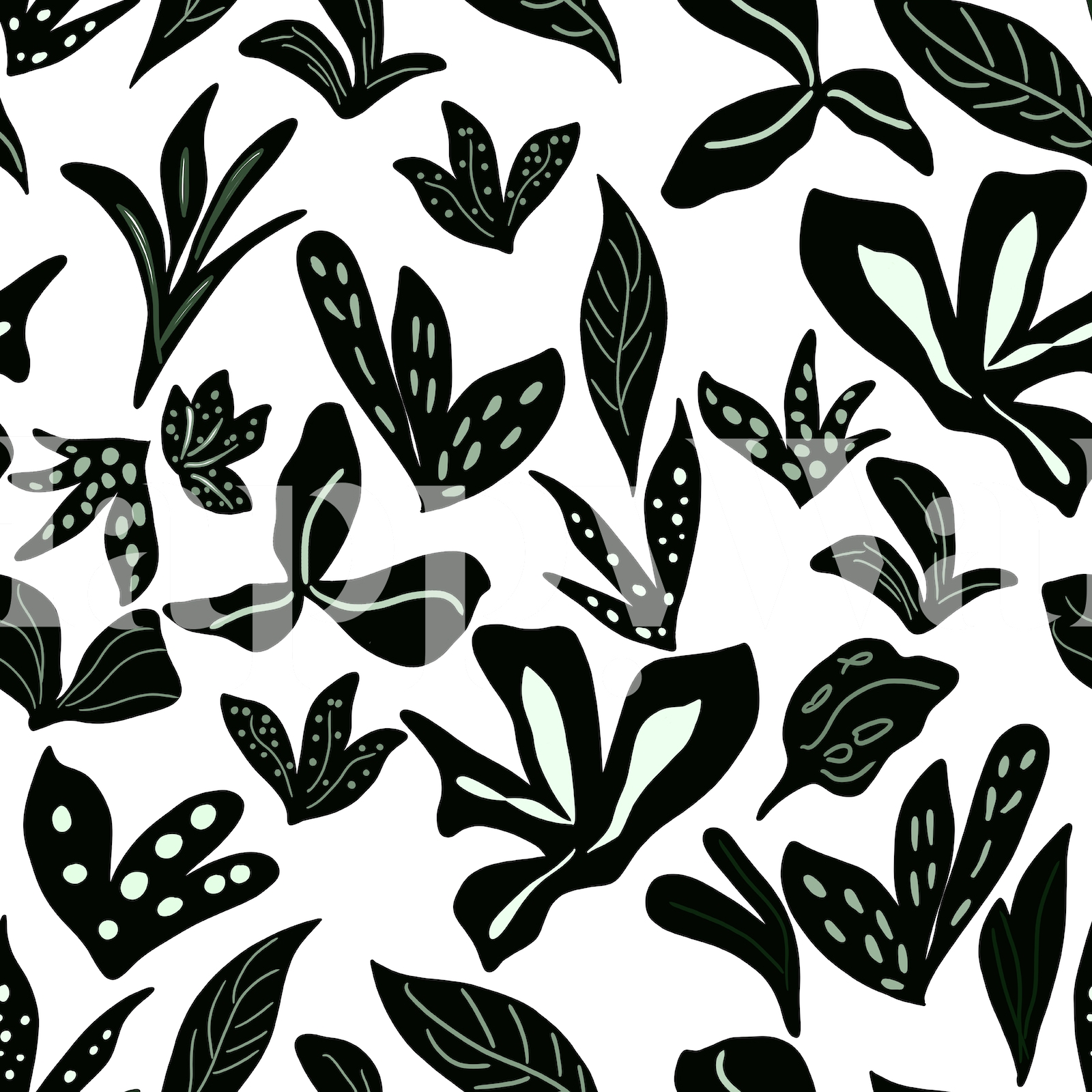 Abstract Leaves Dream Pattern 3 Wallpaper - Happywall