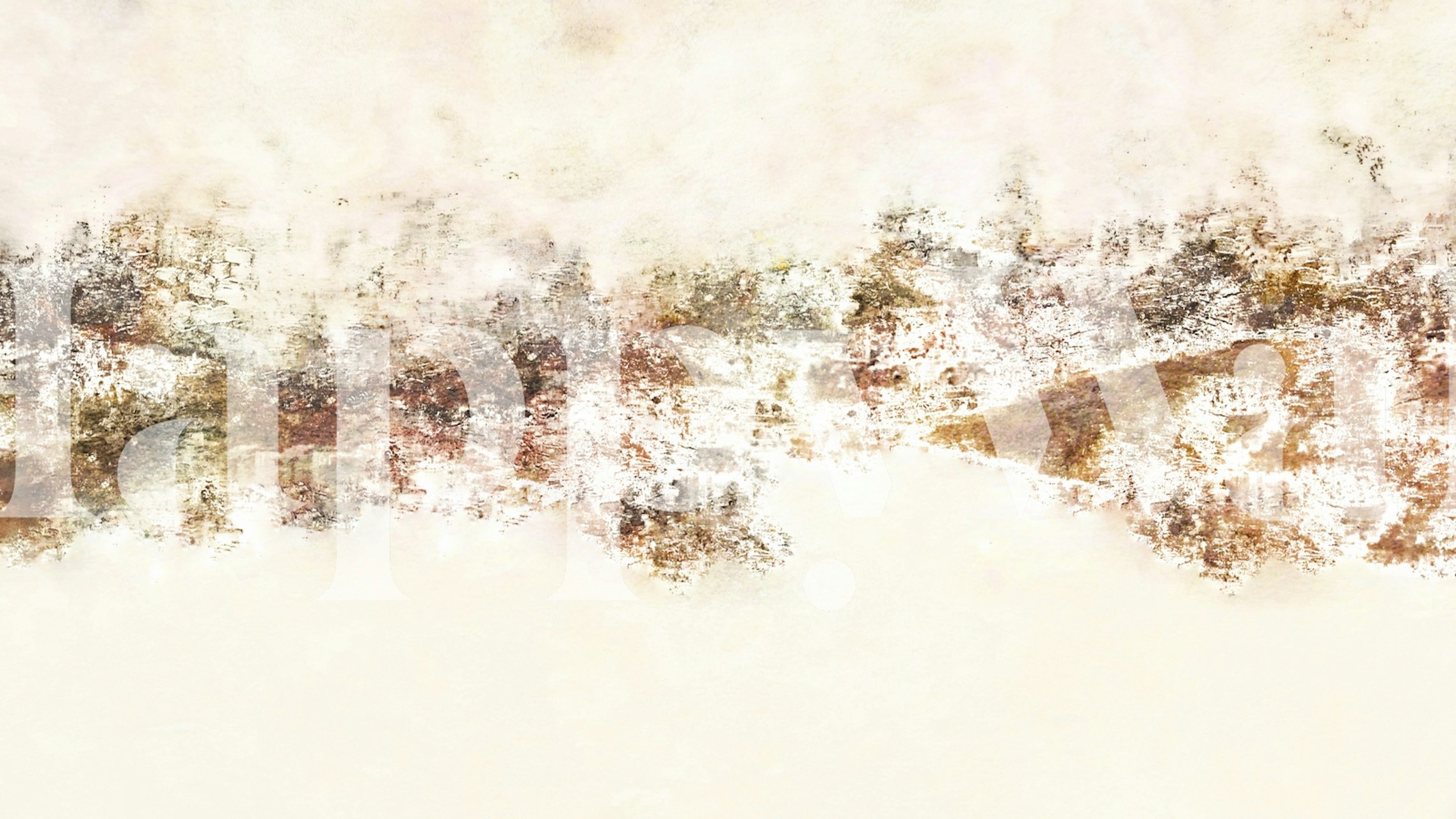 Earthy Neutral Abstract Landscape Wallpaper