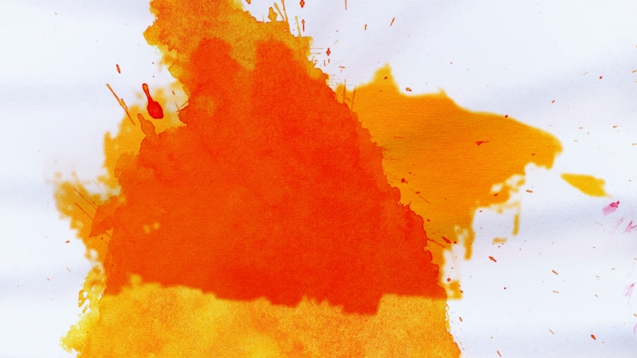 Warm Yellow Abstract Splash Wallpaper