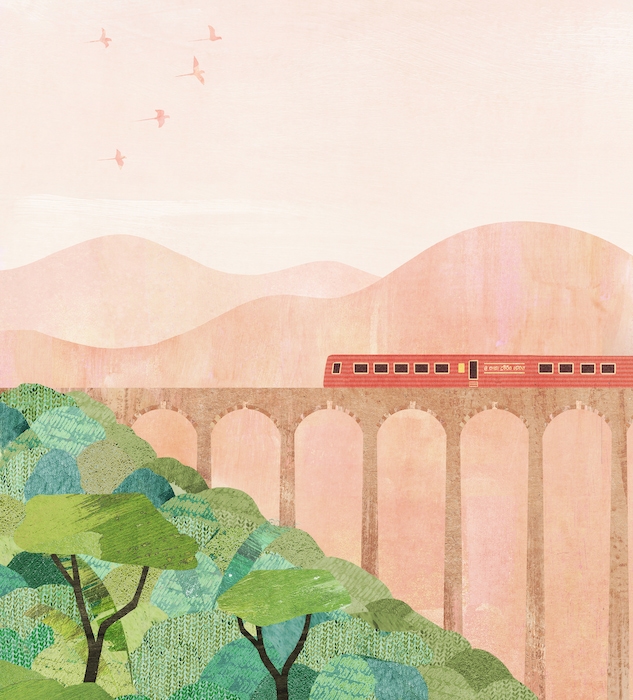 Buy Nine Arch Bridge Wallpaper | Happywall