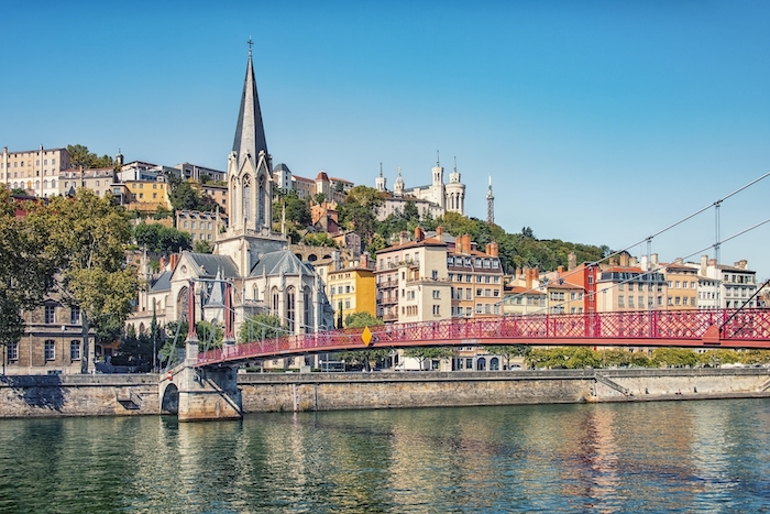 City of Lyon Scenic Wallpaper