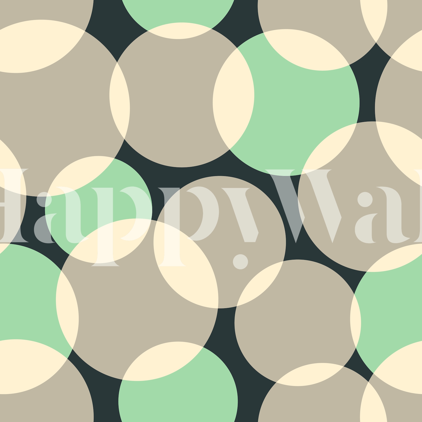 Mid-Century Modern Abstract Wallpaper