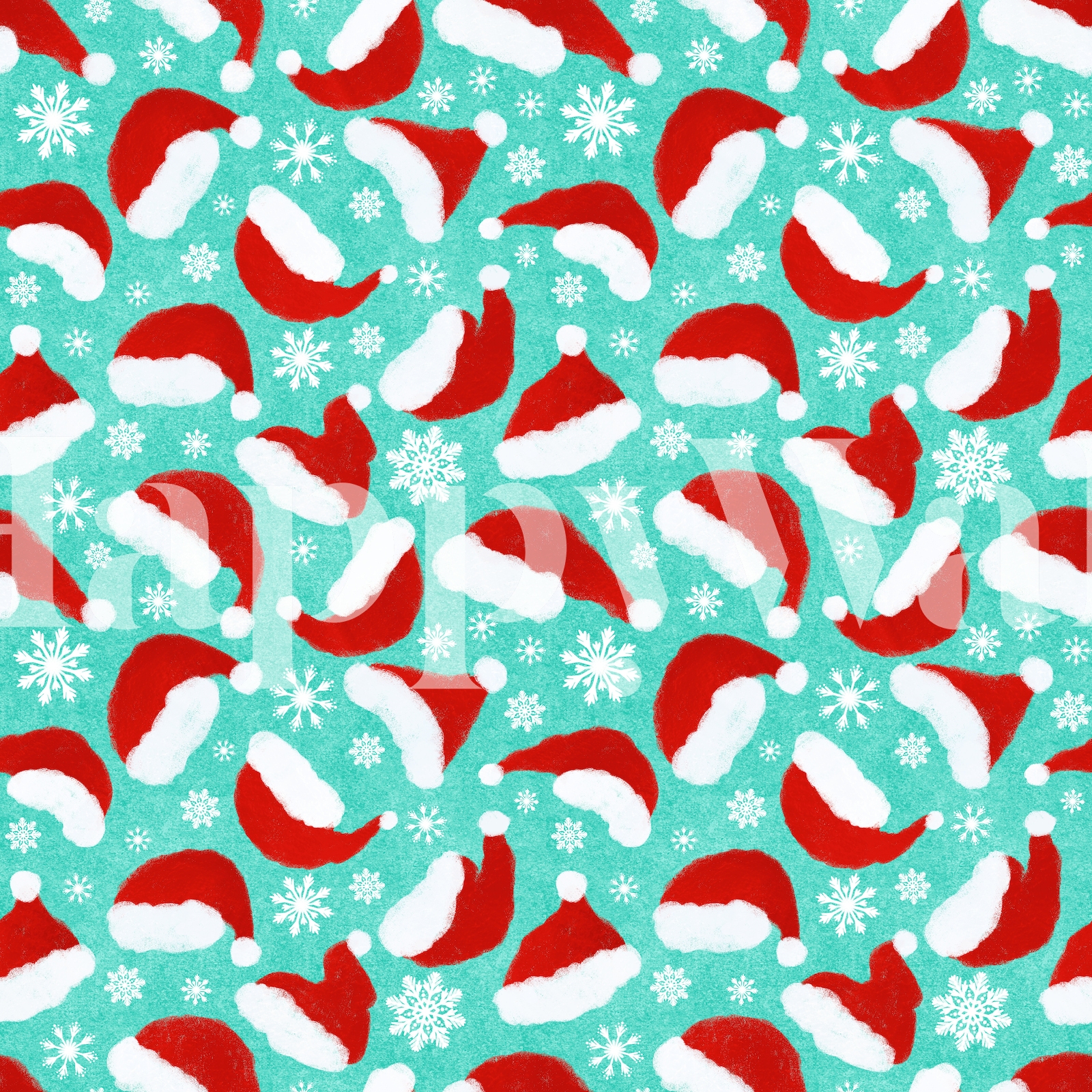 Santa Hat Wallpaper for Festive Decor