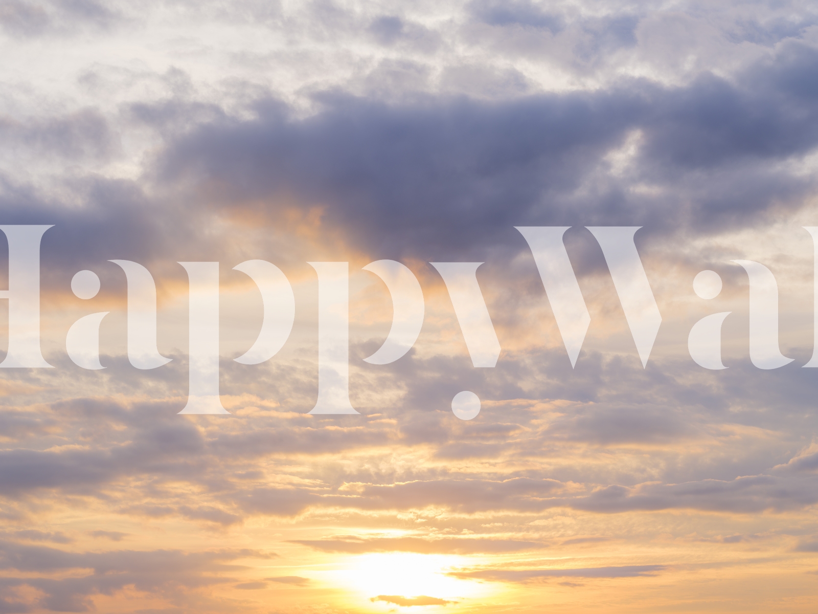 Sunset Sky Wallpaper - Soft Pastel Wall Murals