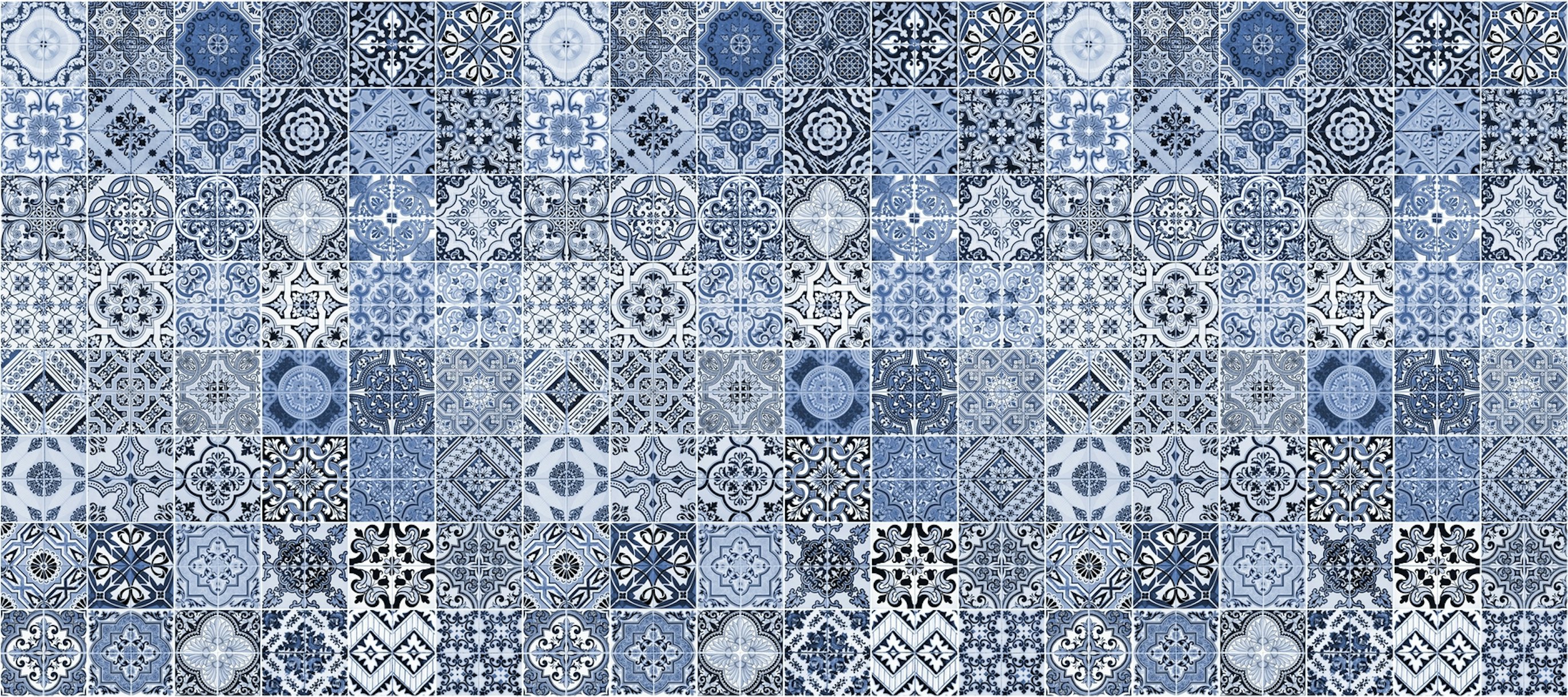 Blue Marrakech Wallpaper - Sophisticated and elegant | Happywall