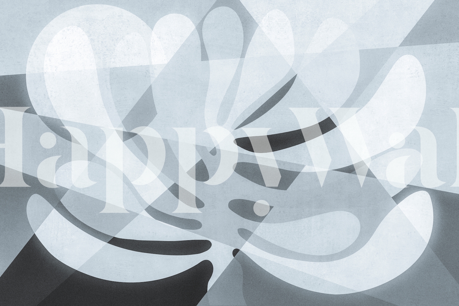 Buy BW Abstract Tree Wallpaper online at Happywall