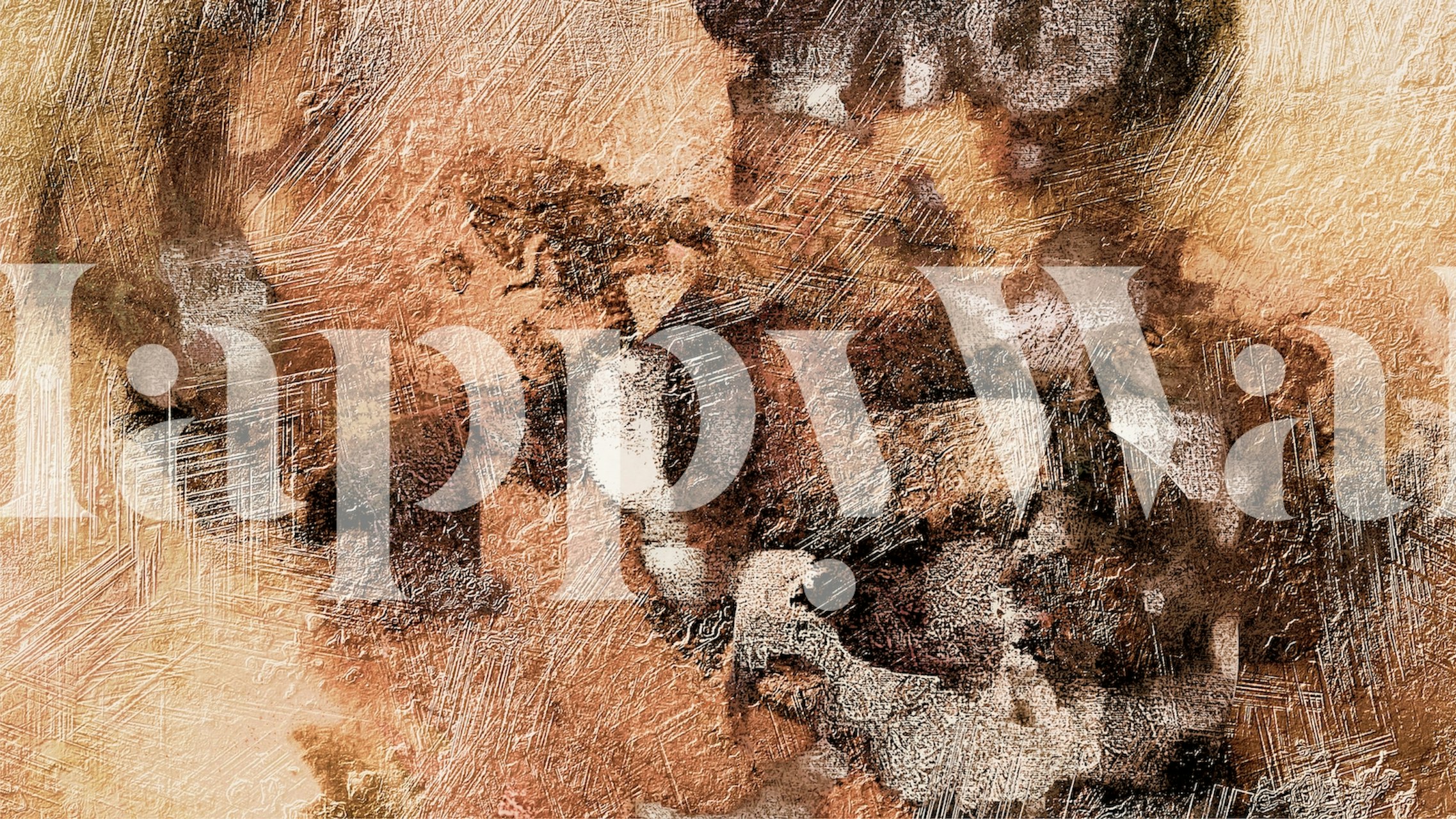 Warm Metal Abstract Wallpaper | Shop Stunning Wallpapers at Happywall