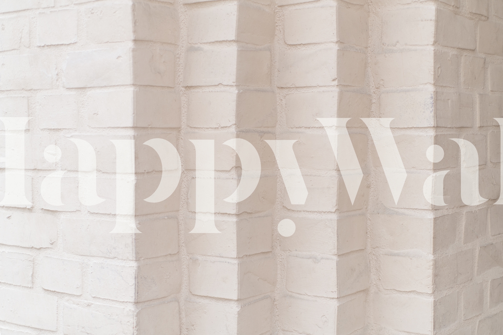 Buy Soft Beige Brick Wall 1 Wallpaper | Happywall.com