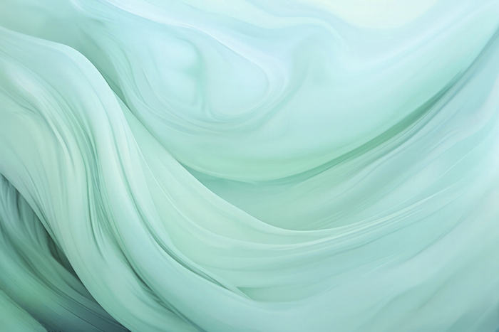 Ethereal Fluid Dreams Mint Turquoise Wallpaper - Buy Now