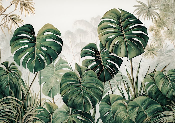 Forest Finesse Wallpaper | happywall.com
