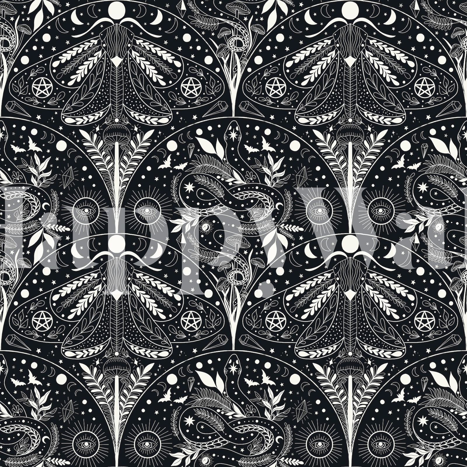 Whimsical Goth Wallpaper - Buy Unique Wallpapers at Happywall
