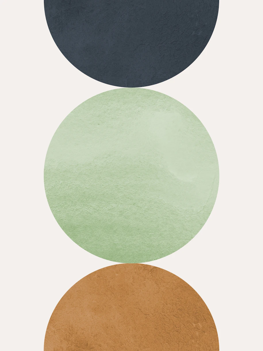Colored circles 01 wallpaper - Free shipping | Happywall