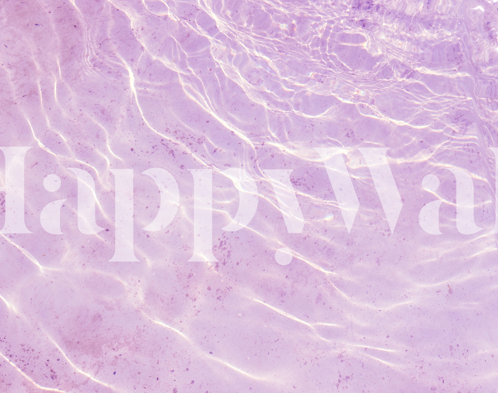 Soft Purple Pink Ocean Wallpaper
