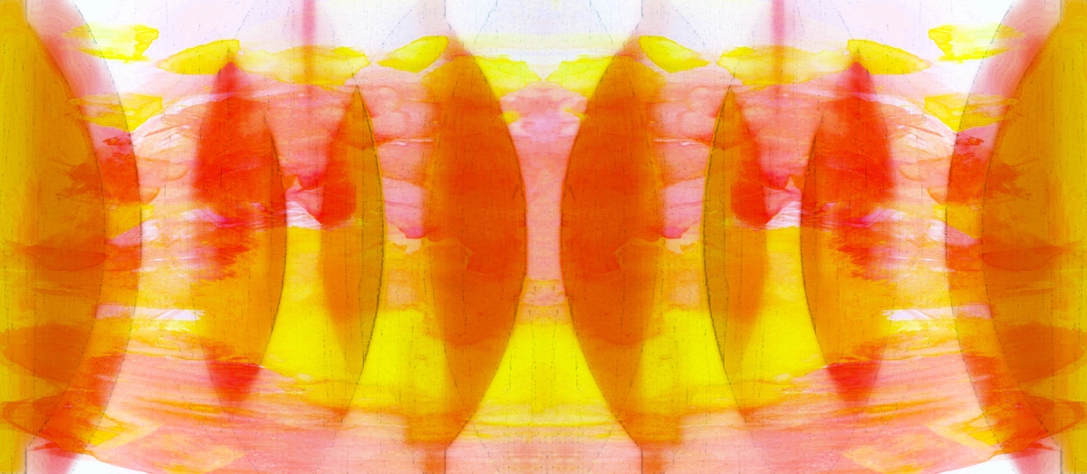 Sunrise Shapes Wallpaper | happywall.com