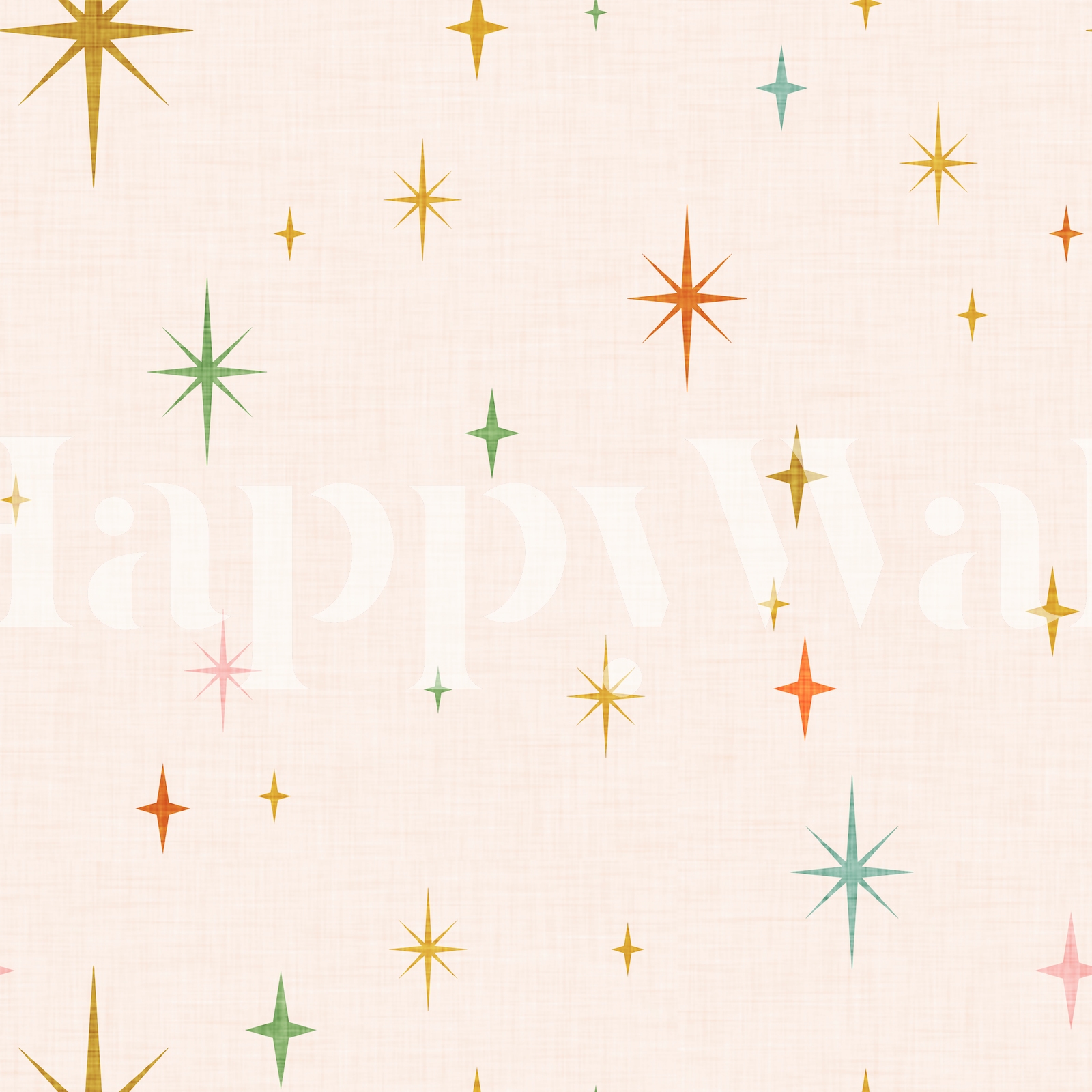 Space Age Starburst Wallpaper | Buy Online at Happywall