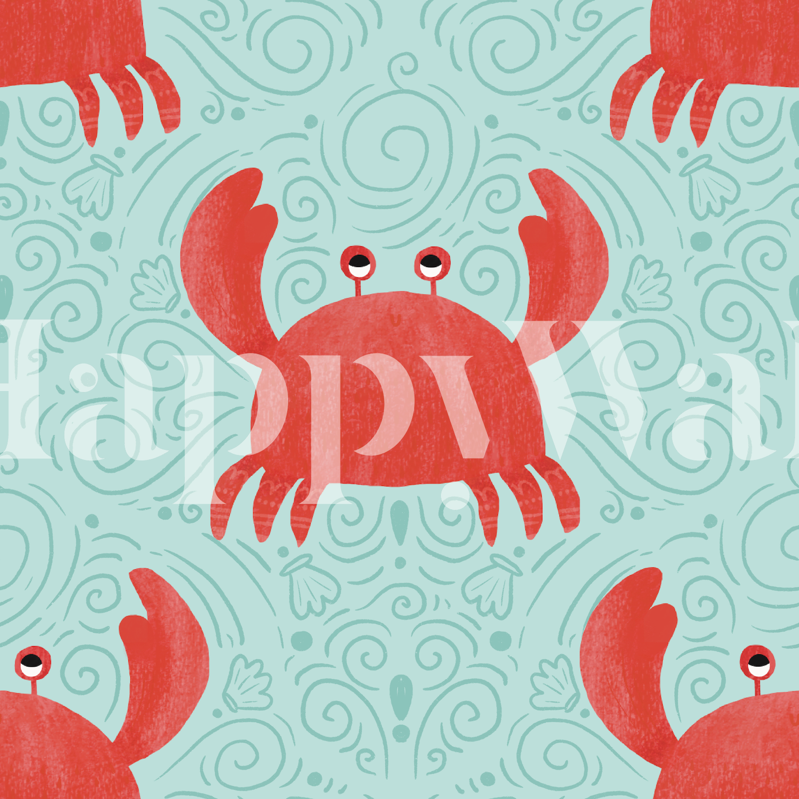 Crabby Delights Wallpaper - Happywall.com