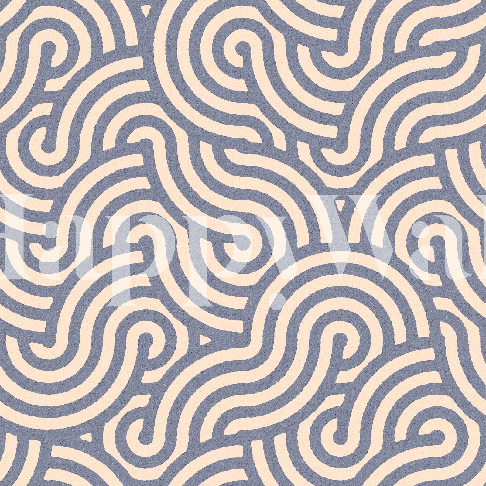 Buy Swirl Steel and Oat Wallpaper Online at Happywall.com