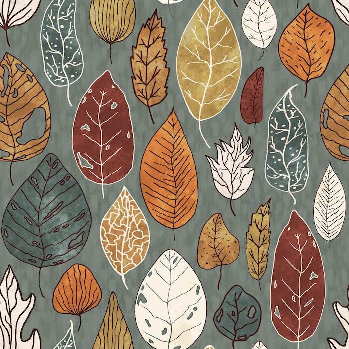 Forest of Autumn Leaves Wallpaper | Buy Online at Happywall.com