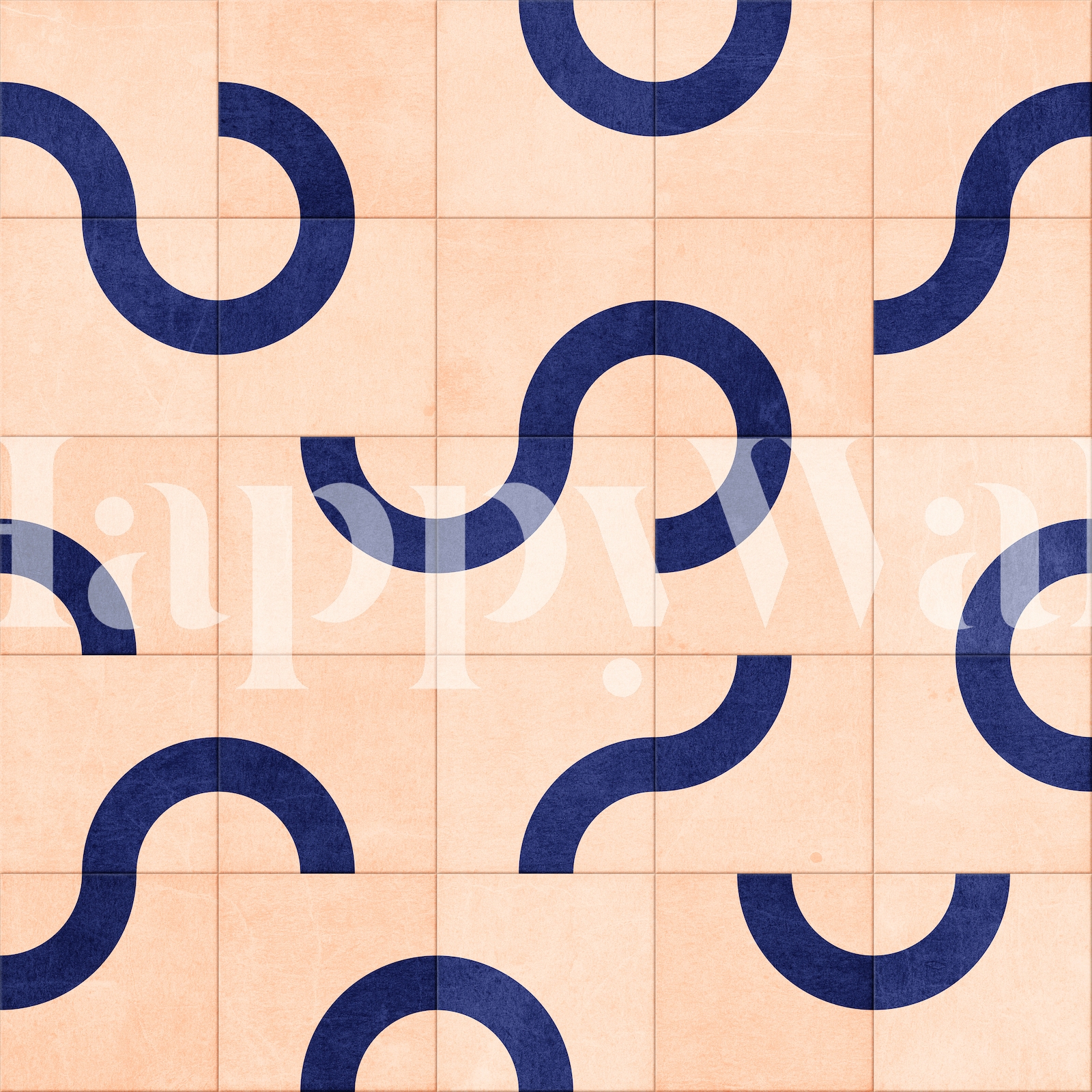 Tiles 006 A - Worms wallpaper | Happywall