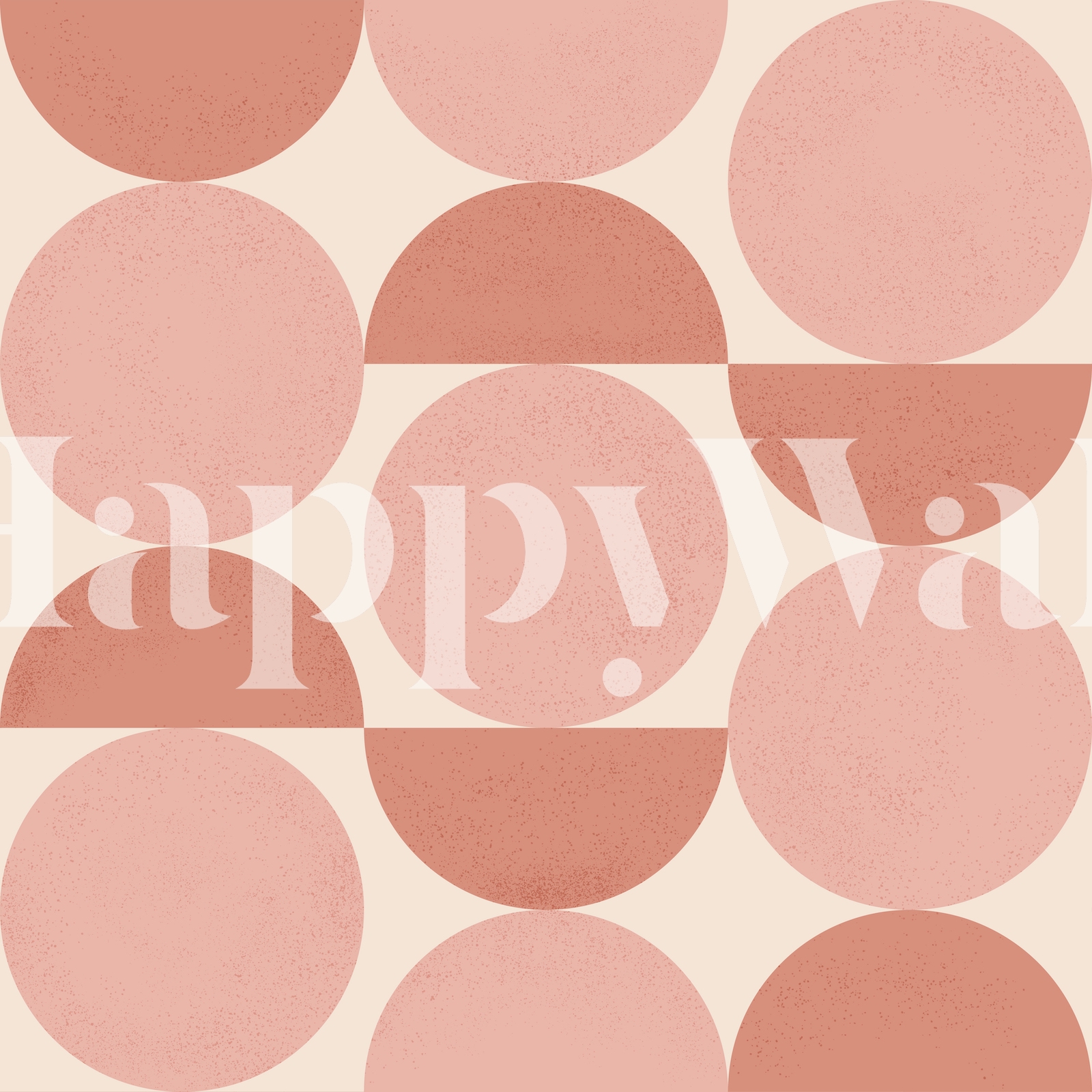 Blush Pink Geometric Wallpaper for Modern Rooms