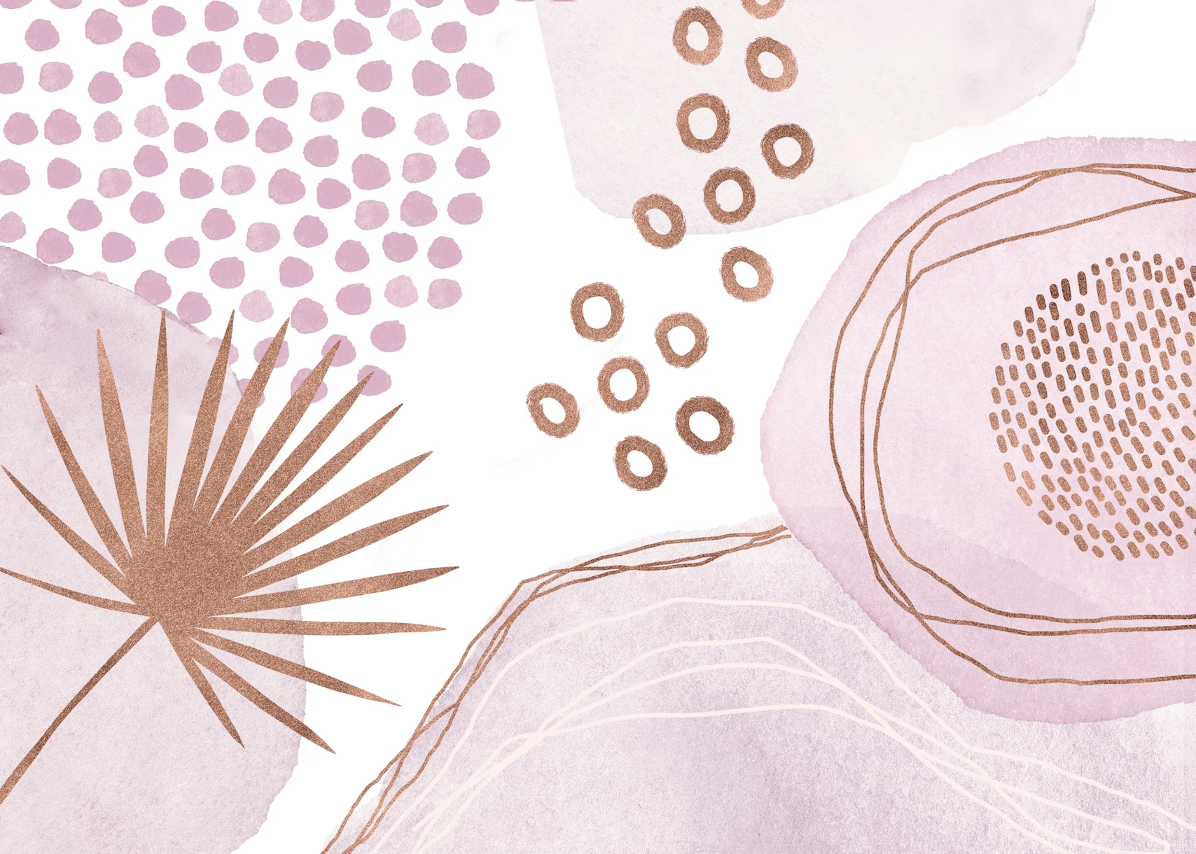 Pastel Boho Tropical Mood Wallpaper | Happywall