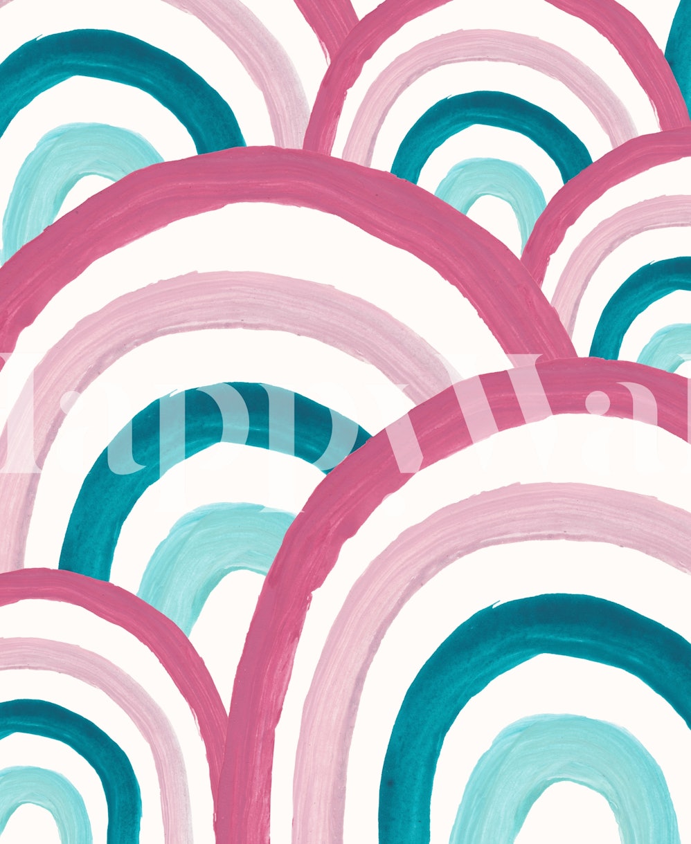 Rainbow Dream Pattern 2 wallpaper - Happywall