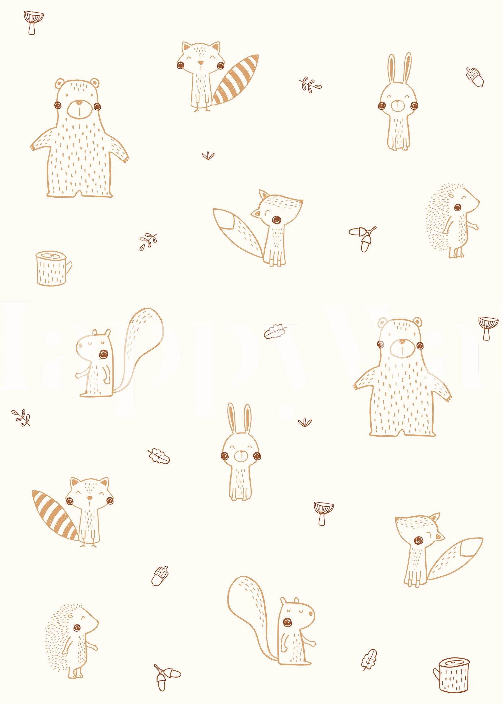 Forest Friends Wallpaper - HappyWall