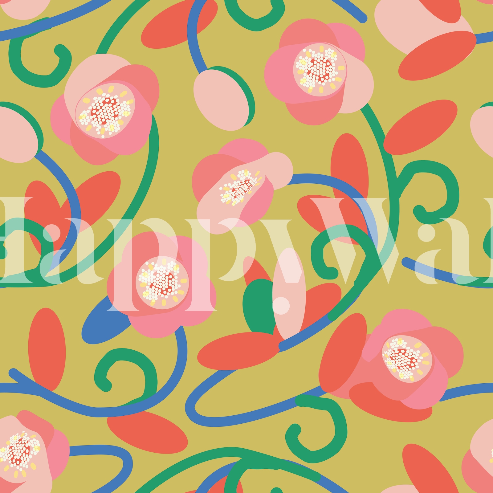 Hellebore Fun Kids Wallpaper | Buy Online at Happywall