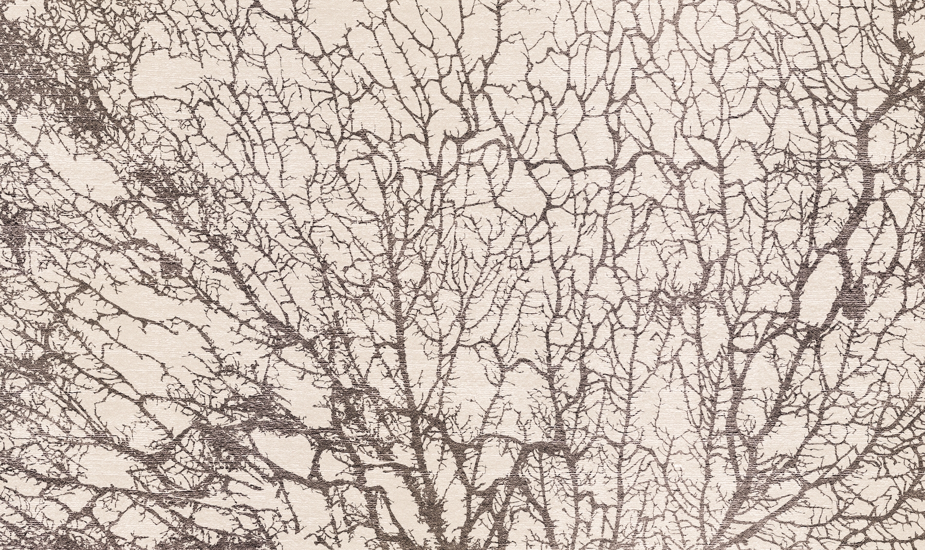 Buy Neutral Forest Moss on Hand-Woven Fabric Wallpaper | Happywall