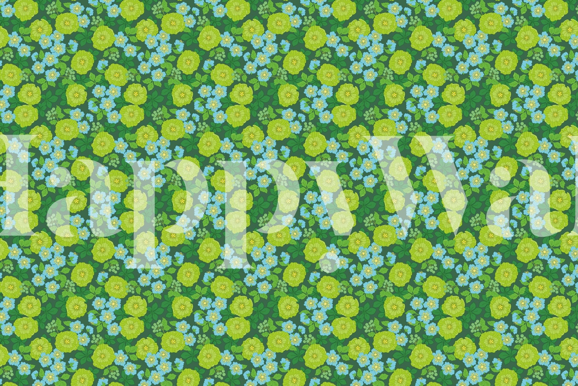 Anna Lena Green Wallpaper Buy Online At Happywall