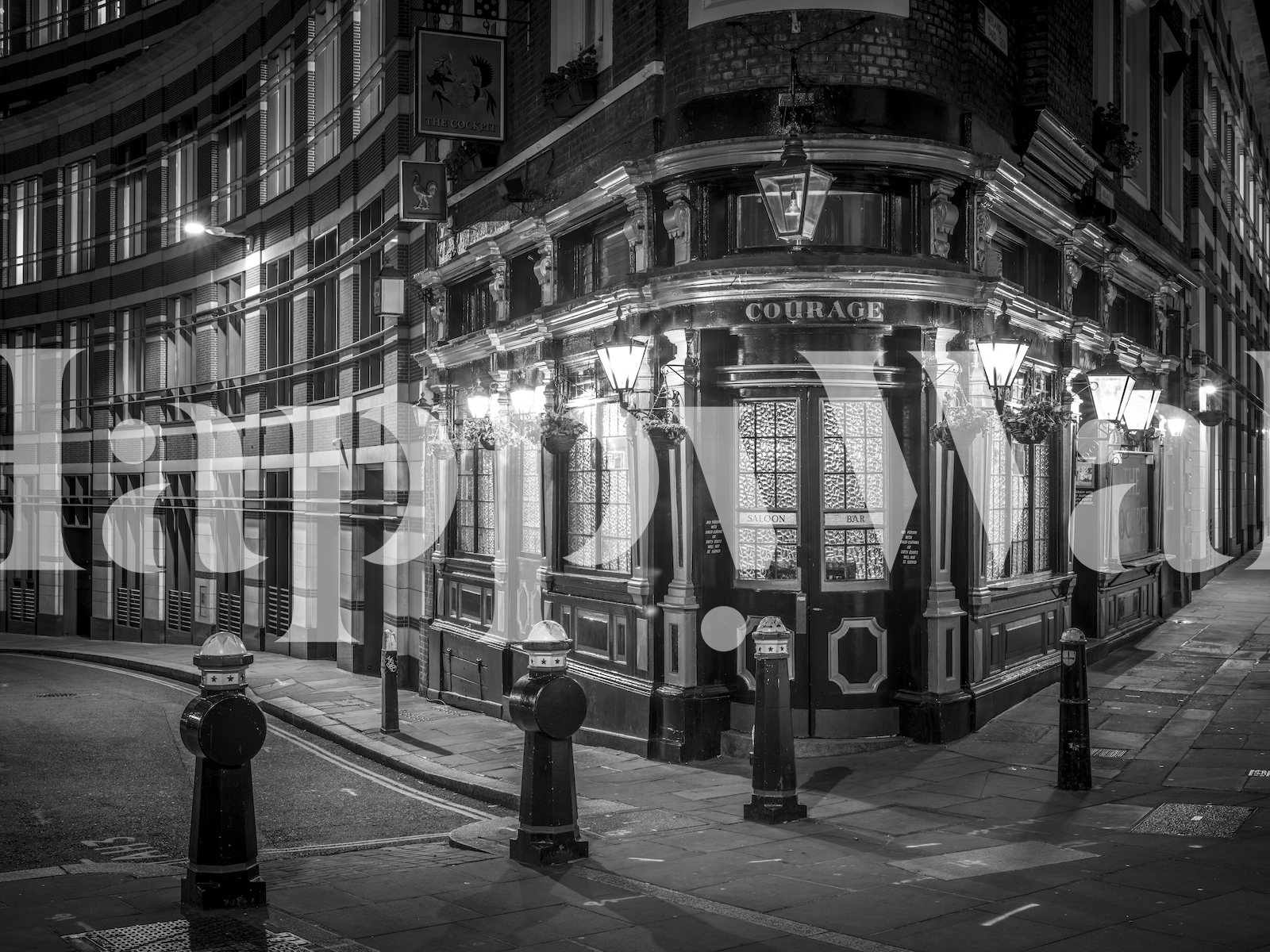 Buy Old Building at Night Wallpaper | Happywall